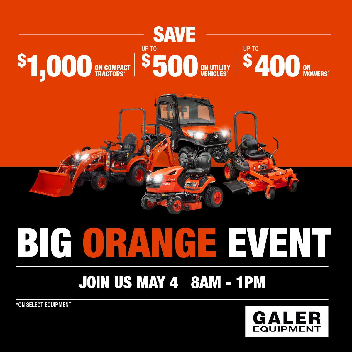 Galer Equipment - New & Used Agricultural & Construction Equipment ...